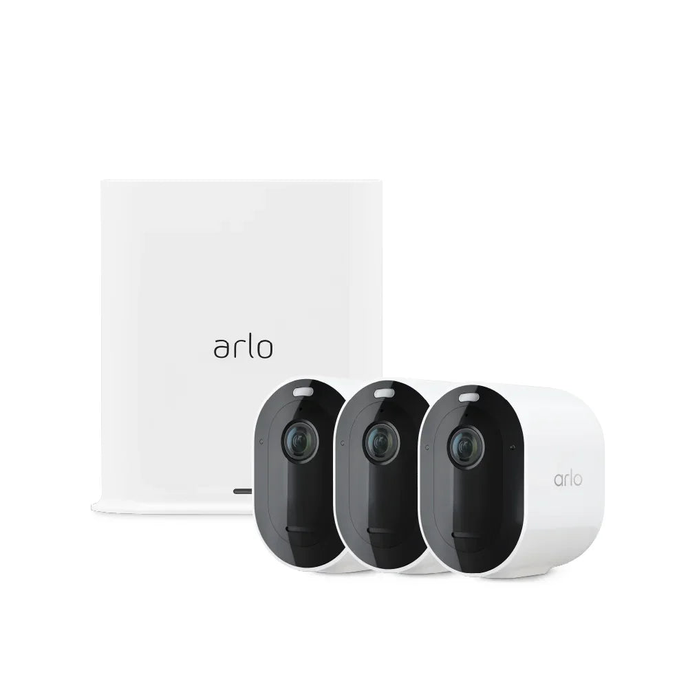 ARLO Pro 5 VMC4360P 2K Quad HD Wireless HDR Security Camera Bundle - 3 ...