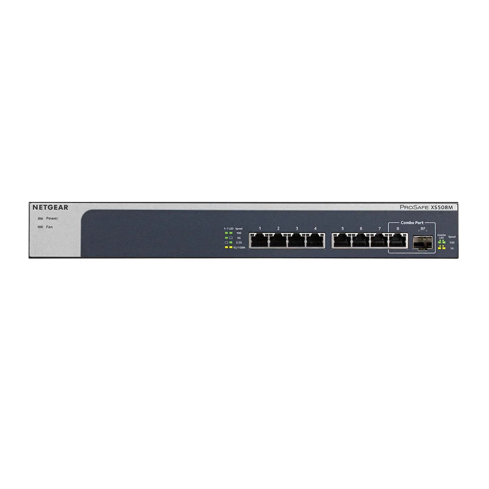 NETGEAR XS508M 8-Port 10G Multi-Gigabit Ethernet Unmanaged Switch ...